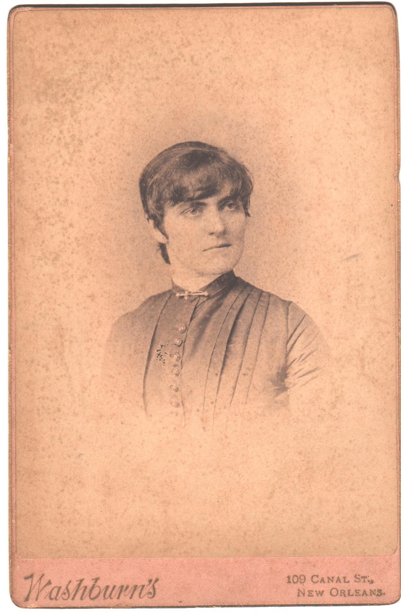 Washburn- Louisiana photograph of Mrs. Cobb, nee Lena Phillips c. 1890 ...